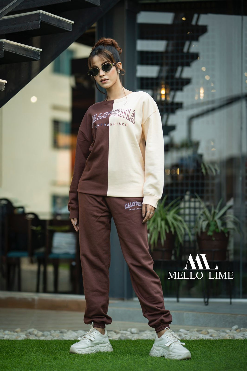 California Comfort Tracksuit – Mello Lime